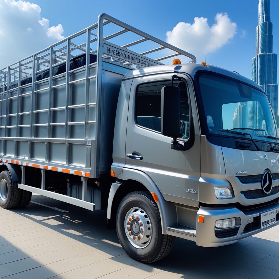 3 Ton Pickup for Rent in Dubai with Box & Tail Lift - 050 522 5771